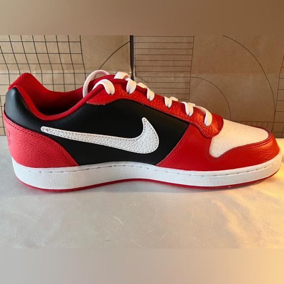 Nike | Shoes | Mens Nike Ebernon Low Prem Size 1 University Red Black ...